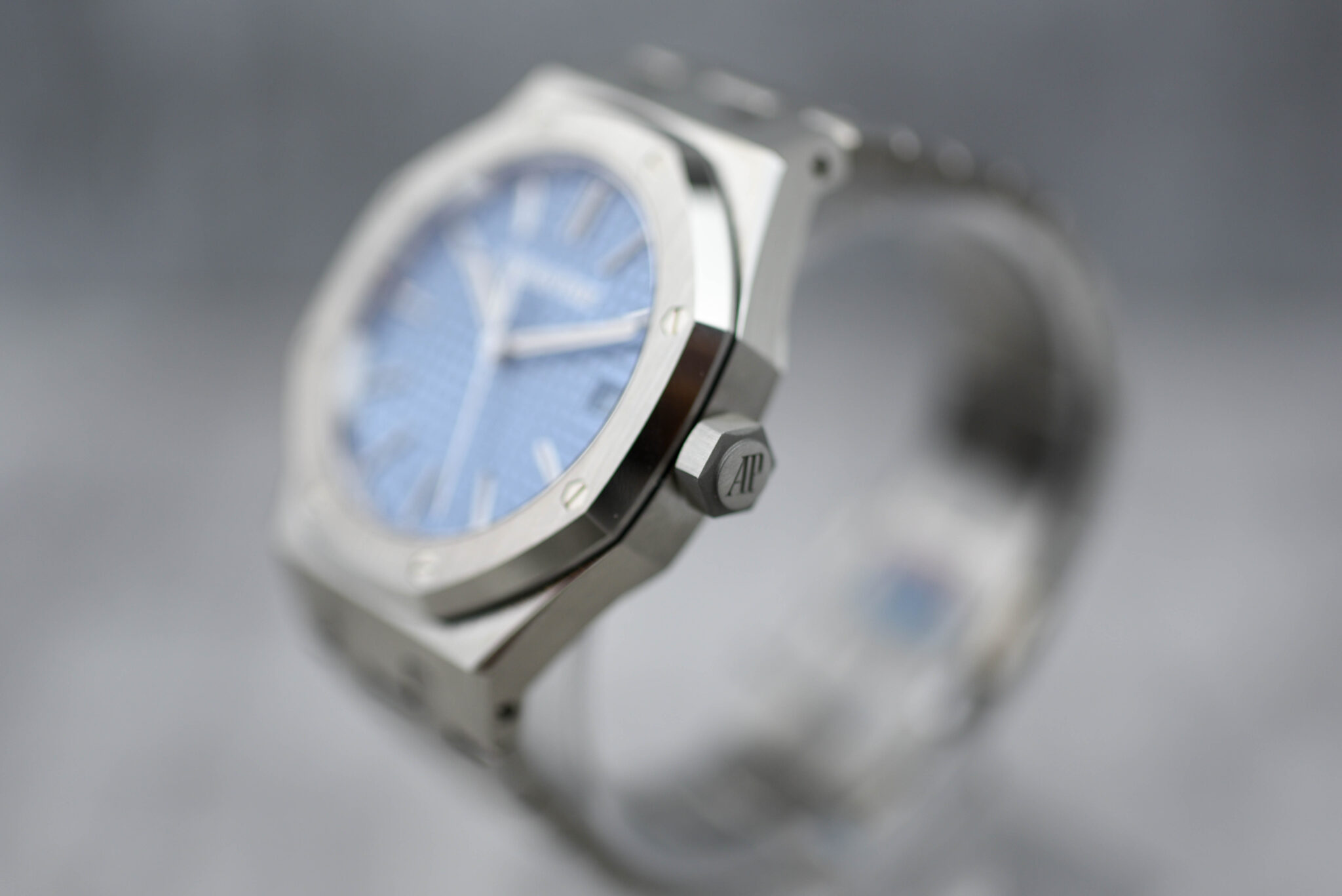 Audemars Piguet Royal Oak Ice Blue Dial 15550ST (2024) | The Watch Dealers